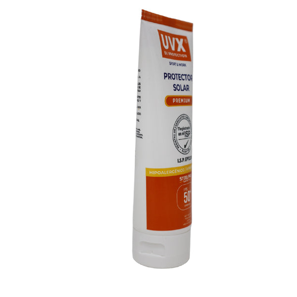 Crema Protección Solar UVX 120 Grs. Premium – Steel Pro safety
